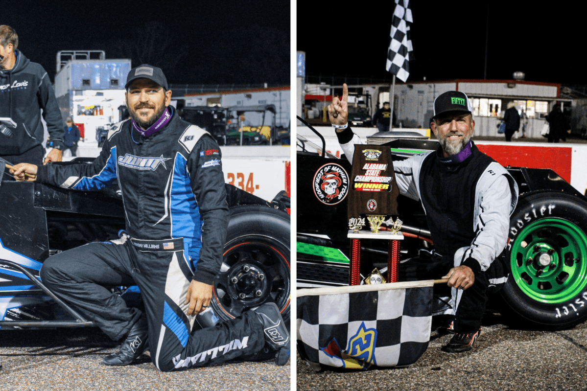 Jeremy Williams and Tim Moore Split Modifieds of Mayhem Twin-35s ...