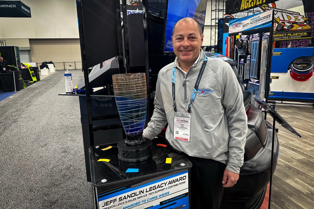 Jeff Sandlin Legacy Award on Display at PRI Trade Show – Liberty Racing ...