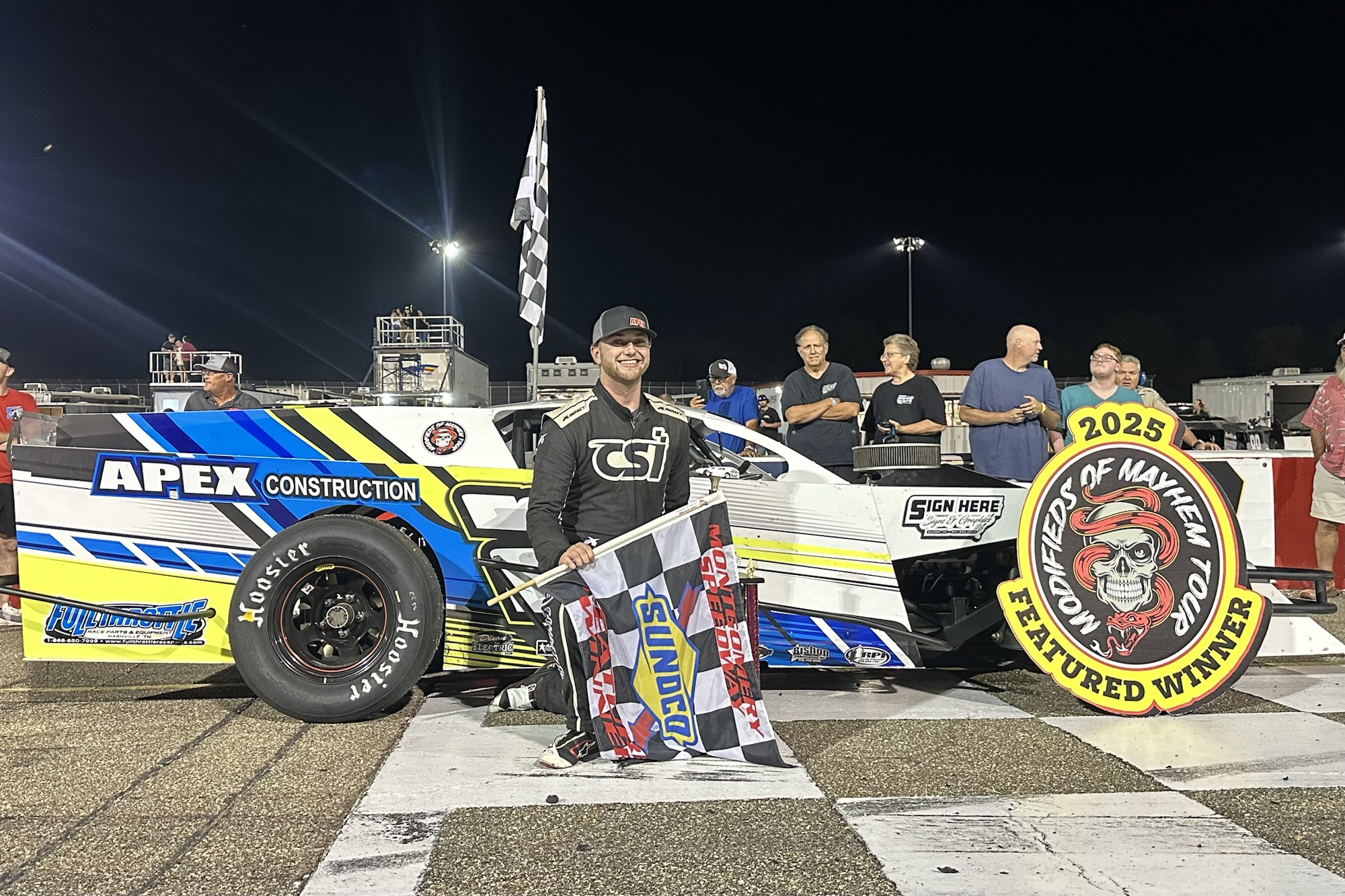 Jaxon Bishop Scores Dominant Modifieds of Mayhem Win in Montgomery Fall ...
